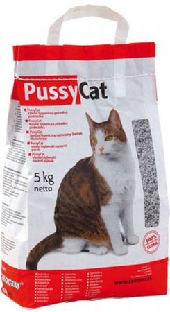 Żwirek do kota Catlitter ZEOCEM Pussy cat 5kg - Sklep internetowy AKNA