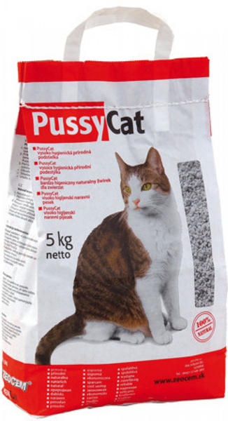 Żwirek do kota Catlitter ZEOCEM Pussy cat 5kg - Sklep internetowy AKNA